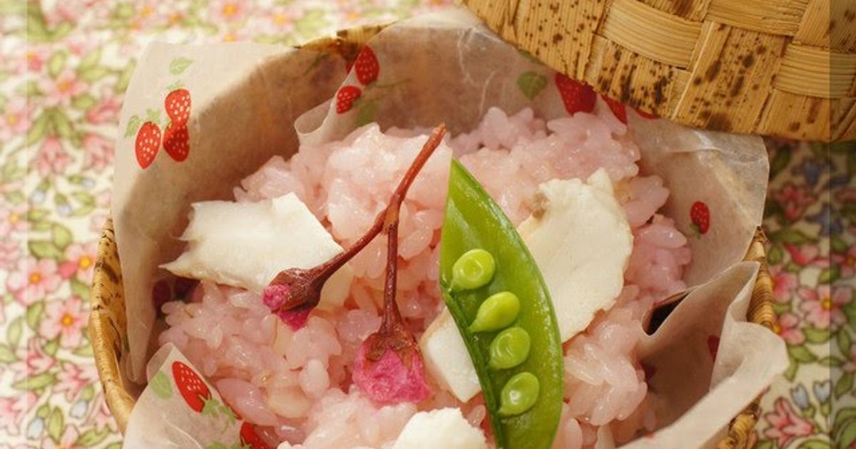 A Scent Of Spring! Sea Bream Sakura Rice Recipe by cookpad.japan