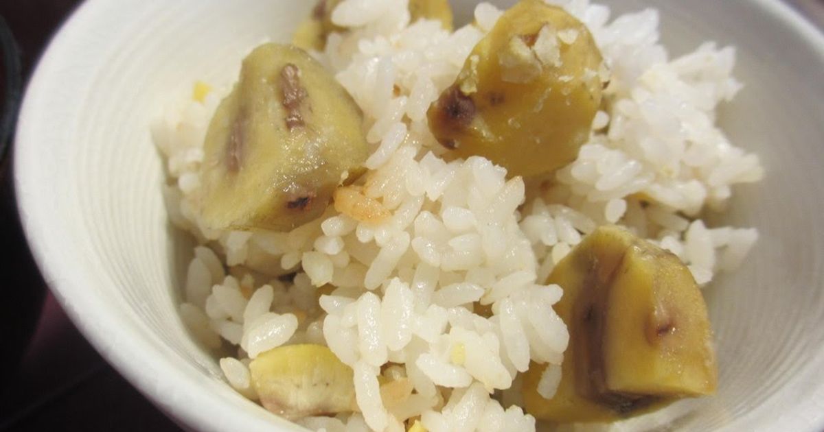 Easy! Chestnut Rice Recipe By Cookpad.Japan