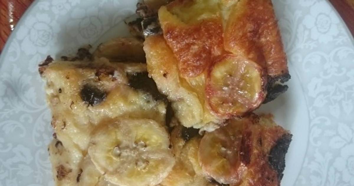Resep Puding roti tawar pisang oleh Rezty Cendana Putri - Cookpad