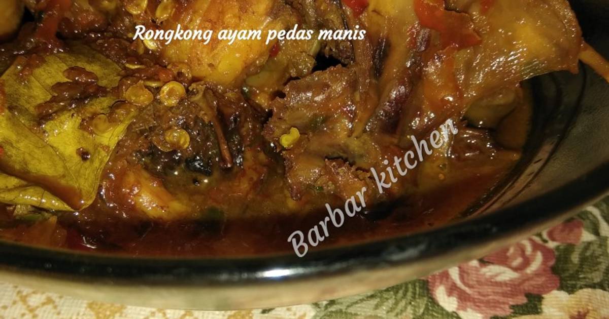 Resep Rongkong ayam pedas manis oleh Barbar - Cookpad