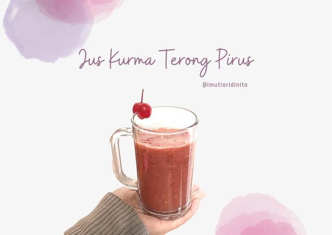 Resep Jus Kurma Terong Pirus oleh Irda Mutiari Dinita - Cookpad