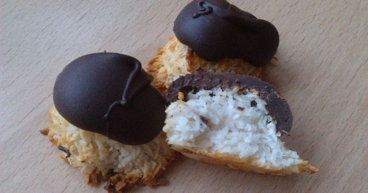 Vickys Coconut Chocolate Macaroons Gf Df Ef Sf Nf Recipe by Vicky@Jacks ...
