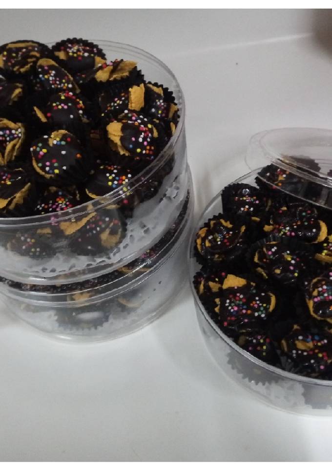 Resep Simple coklat corn flakes oleh Chef Fiyya And Melody - Cookpad