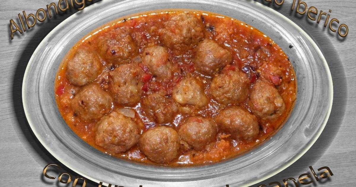 Albóndigas de magro ibérico con canela Receta de Antoni call- Cookpad