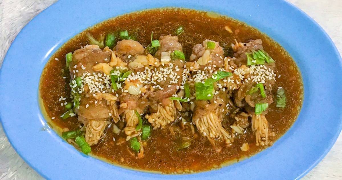 Resep Beef enoki roll simple oleh Rifaleshana - Cookpad