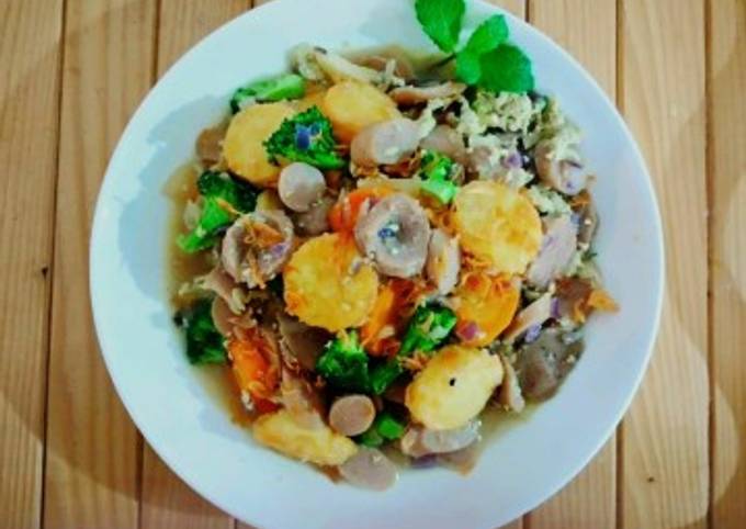 Resep Capcay Tahu Bakso oleh Ria Mamanya Tata - Cookpad