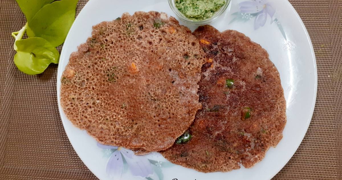 Ragi Veggies Chilla Recipe by Jasmin Motta _ #BeingMotta - Cookpad