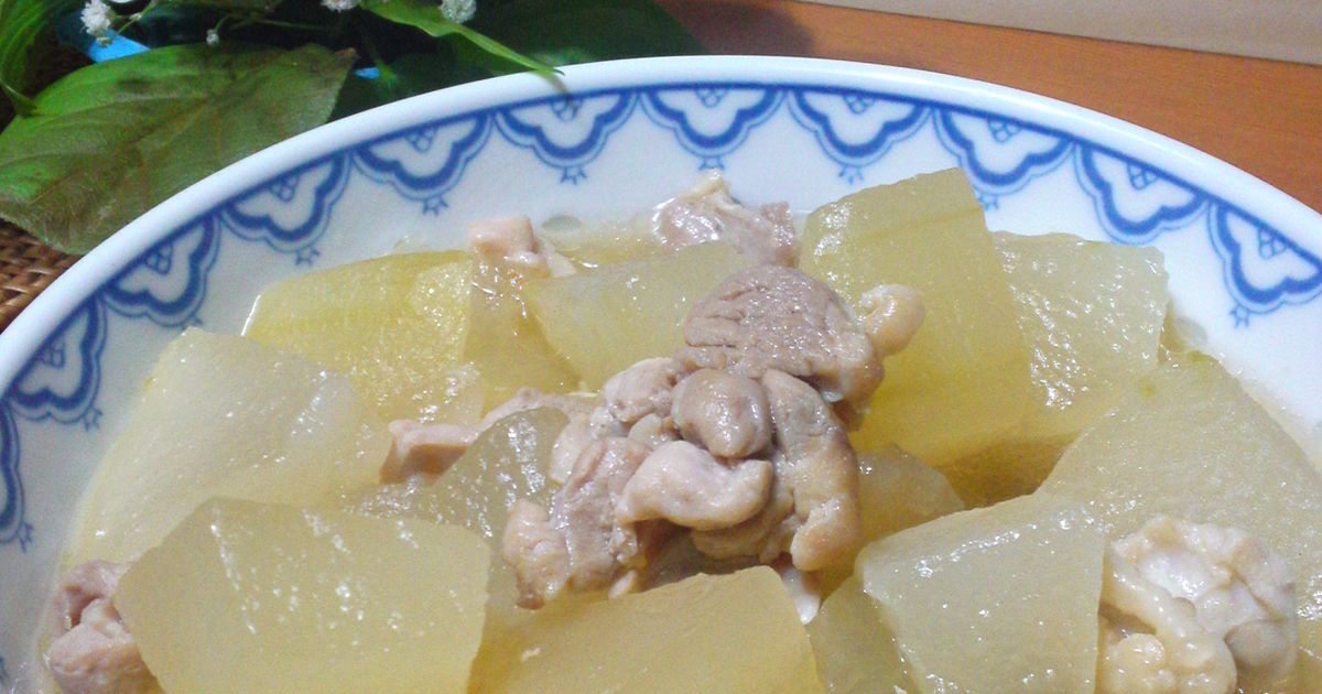 Winter Melon & Chicken Simmer, To Enjoy The Taste Of Chicken Recipe By ...