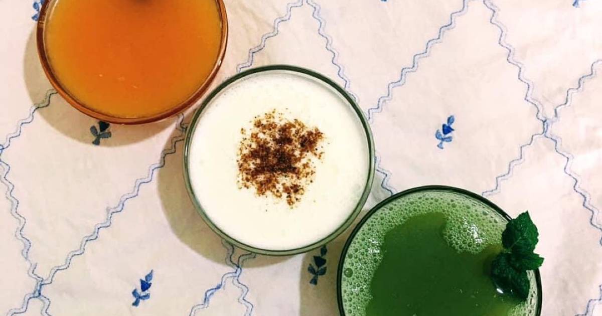 Tri Color Drinks Recipe by Sudipa Gope - Cookpad