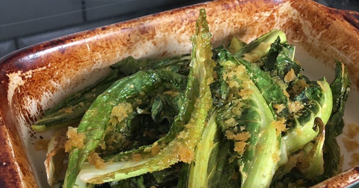 Roast Cauliflower Leaves Recipe by Jess Hawker Meadley - Cookpad