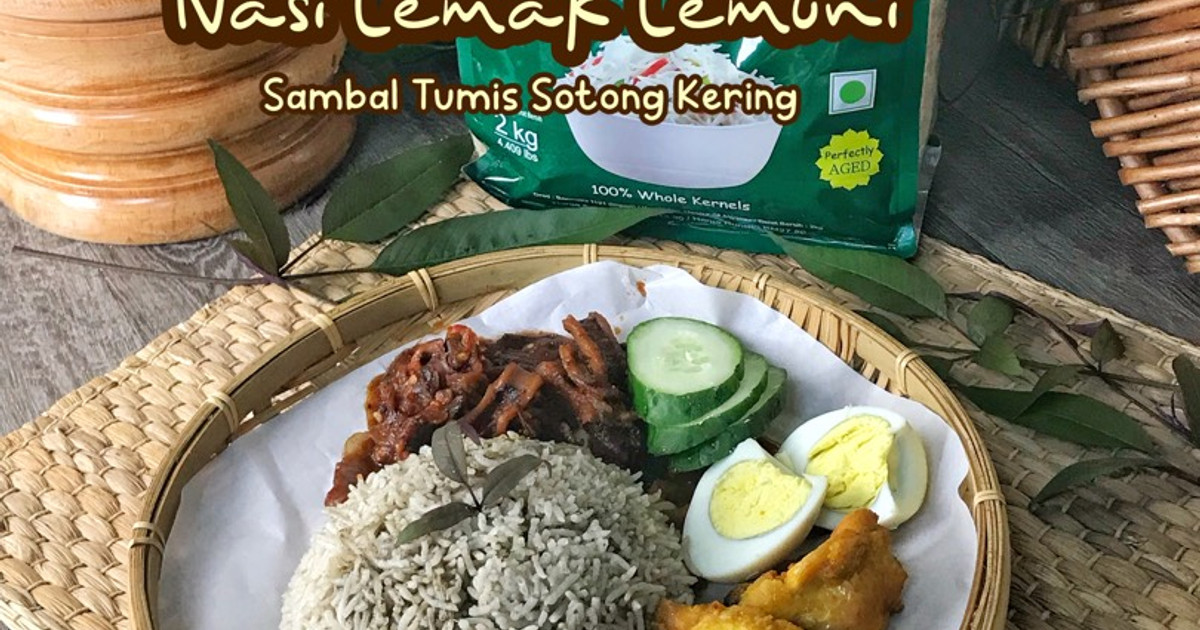 Resipi Nasi Lemak Lemuni Sambal Tumis Sotong Kering oleh Salina ...