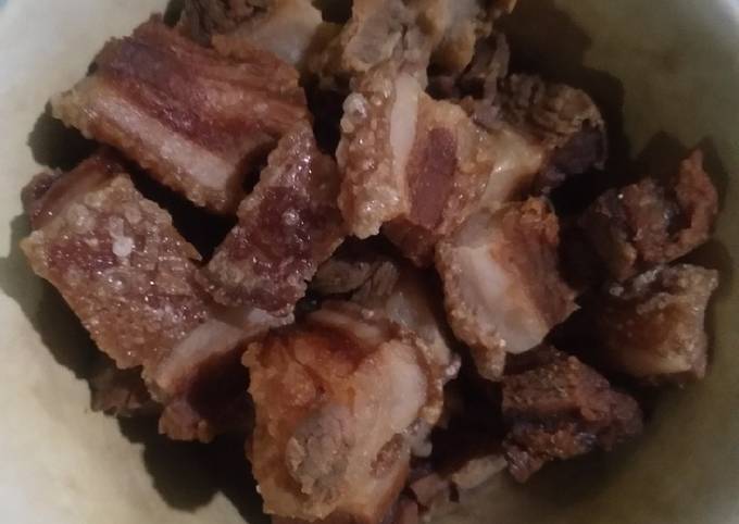 Resep Crispy Pork Belly alias Samsam Babi Krispi oleh Ina Agustina ...