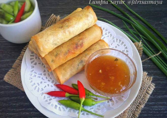 Resep Lumpia Sayur oleh Fitri Sasmaya - Cookpad