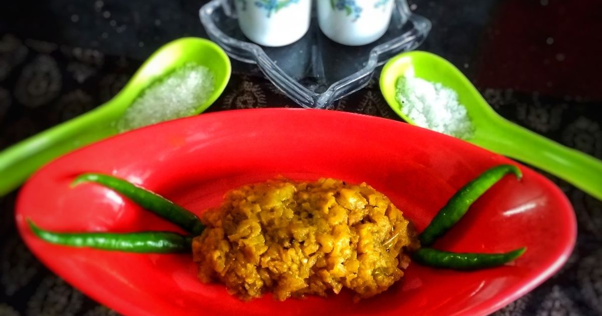 Thor Sabji (Inside Stem Of Plantain Tree) #Cook Pad Recipe by Sumita ...