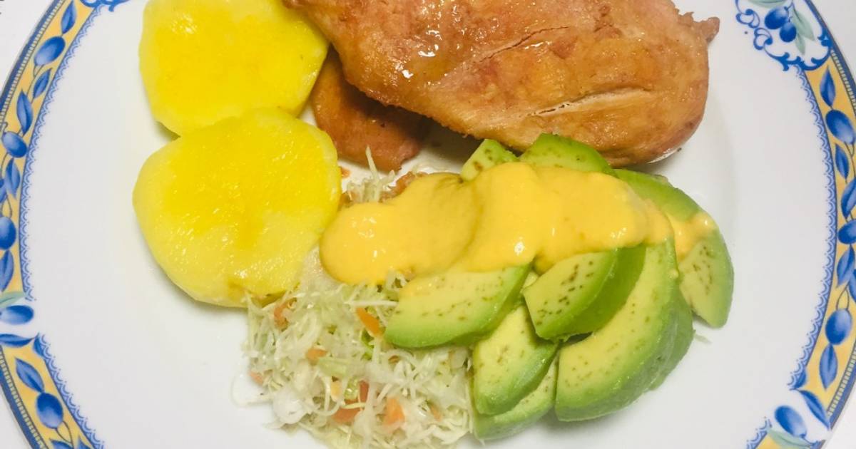 Pechuga de pollo a la plancha con ensalada!! Receta de yenit julia ...