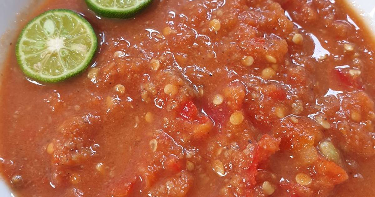 Resep Sambal Blacan Mentah oleh Mama Ajend - Cookpad