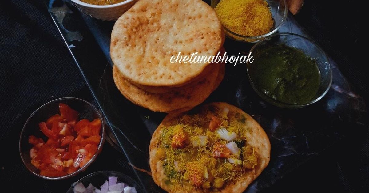 चाट रेसिपी डाळ पकवान, काटोरी चाट (Dal Pakwan Katori Chaat Recipe In ...
