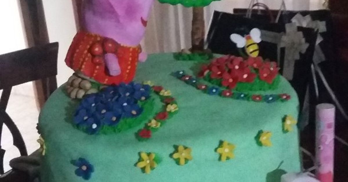 Torta Decorada Con Peppa Cumple 2 Años Recipe by Lorena Bertoni 😋