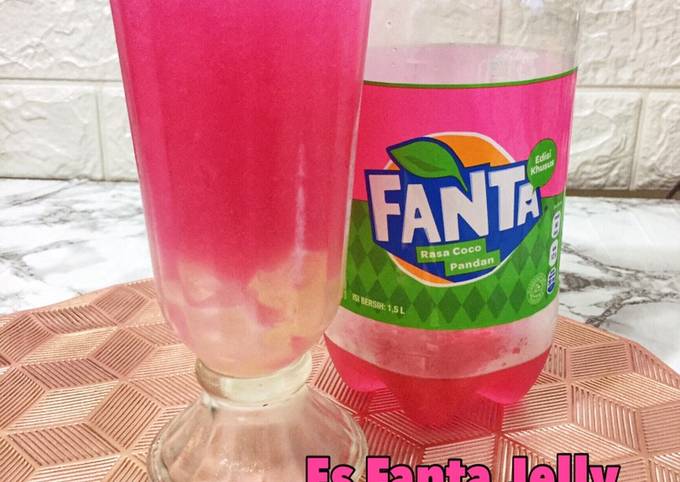 Resep Es Fanta Jelly oleh Lse Lusia - Cookpad