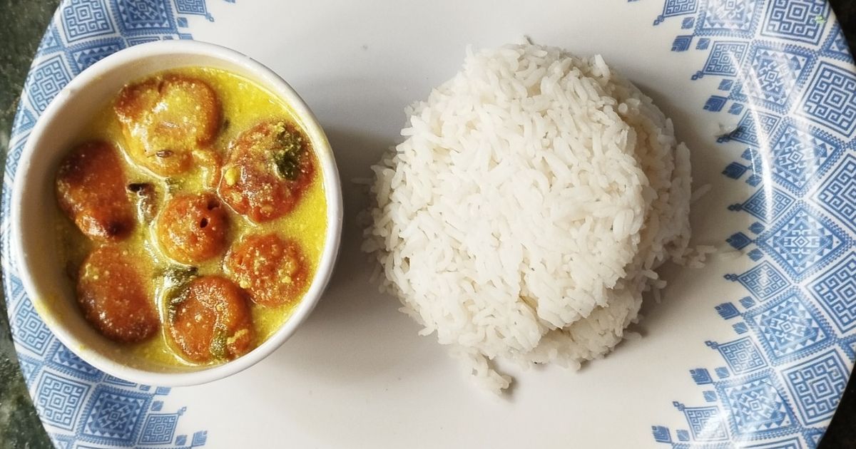Takachi Kadhi Bhaji Bhat.... Maharashtrian Special Recipe by Preeti V ...