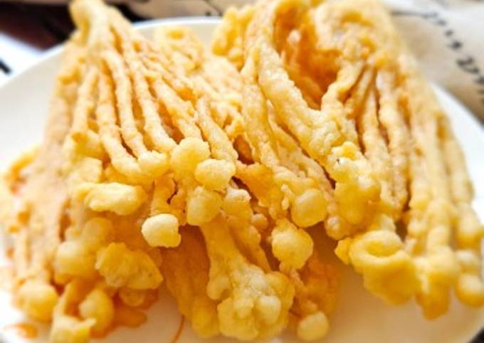 Resep Jamur Enoki Krispi oleh Dewi Febriani - Cookpad