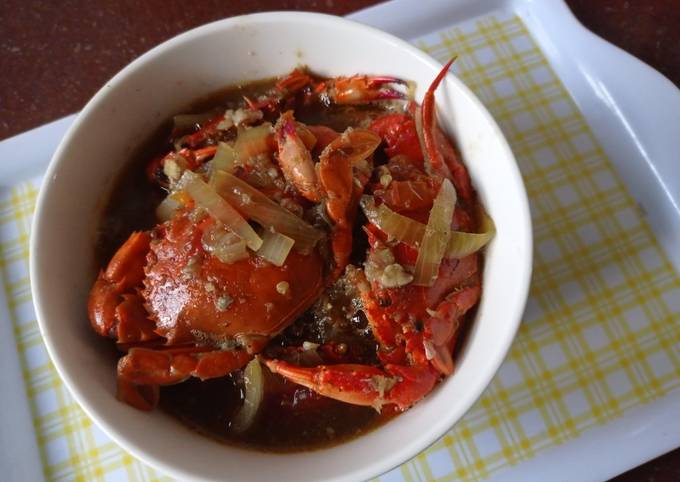 Resep Rajungan lada hitam oleh Febie Kurnia - Cookpad
