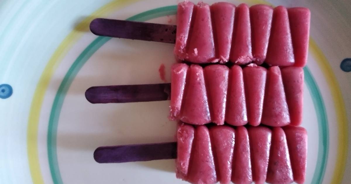 Helado de frutilla Receta de limonysal- Cookpad