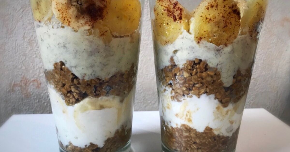 Banana split en vaso - 4 recetas caseras- Cookpad