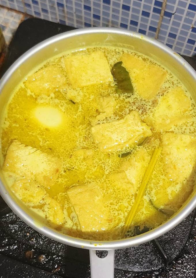 Resep Kare Tahu Telur oleh Aida Abdul Ra'uf - Cookpad