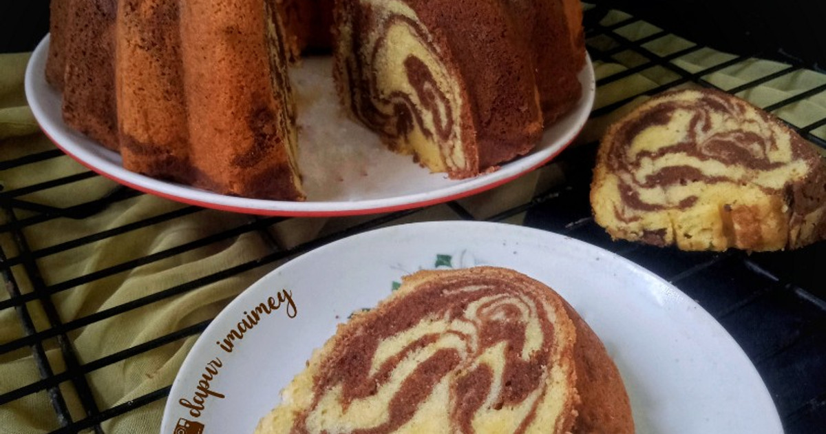 Resep Marble Cake oleh imaimey_ - Cookpad