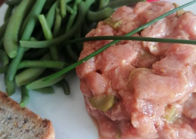 Tartare de veau aux olives de Natie - Cookpad