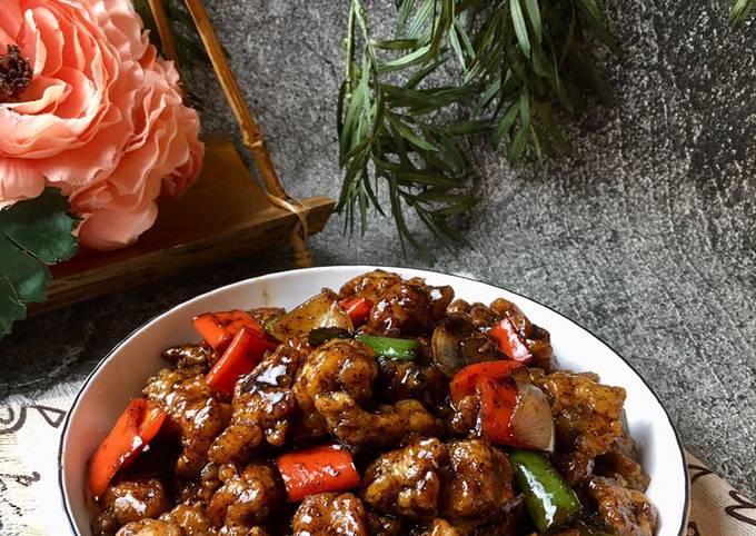 Resep Ayam Lada Hitam / Chicken Black Pepper oleh TriLim - Cookpad