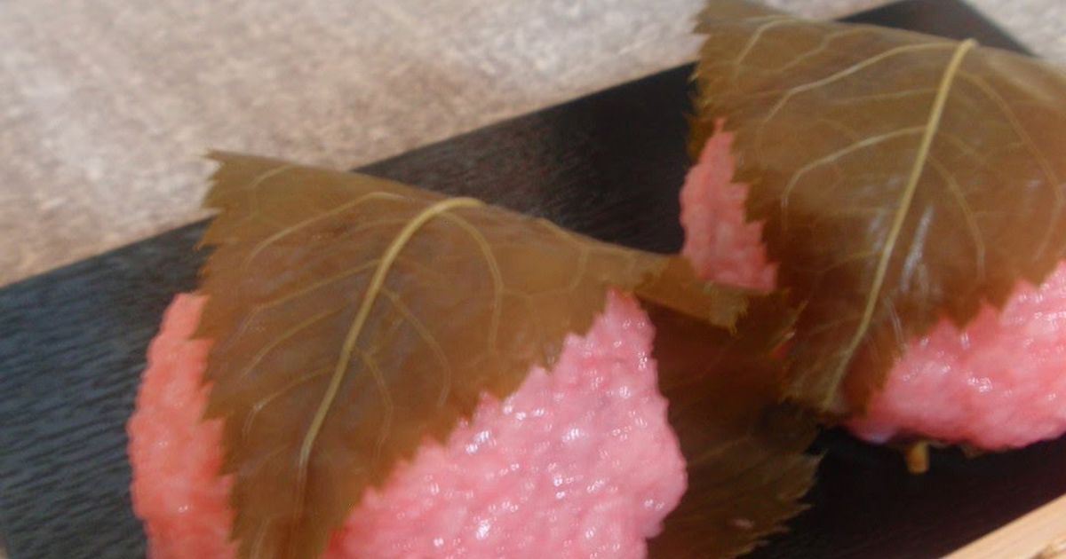 Sakura Mochi (Cherry Blossom Rice Cakes) Made Easily In The Microwave Recipe by cookpad.japan