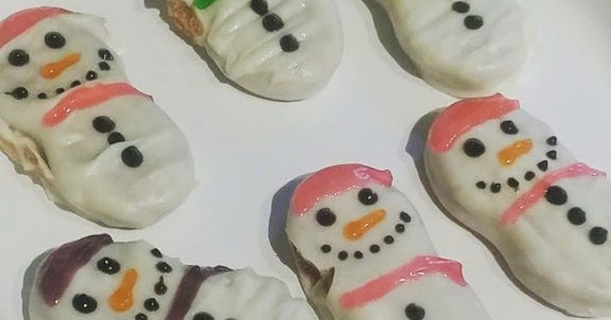 Snowmen Cookies Recipe by maranda wise - Cookpad