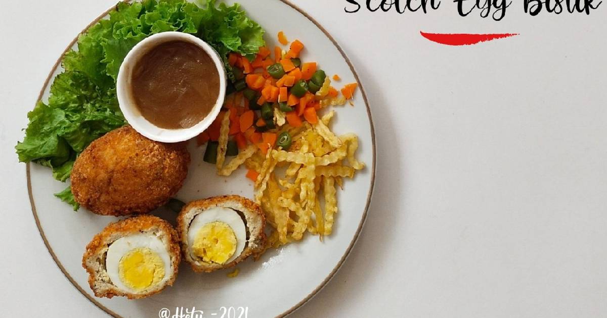 Resep Scotch Egg Bistik oleh Hety Priscilla - Cookpad