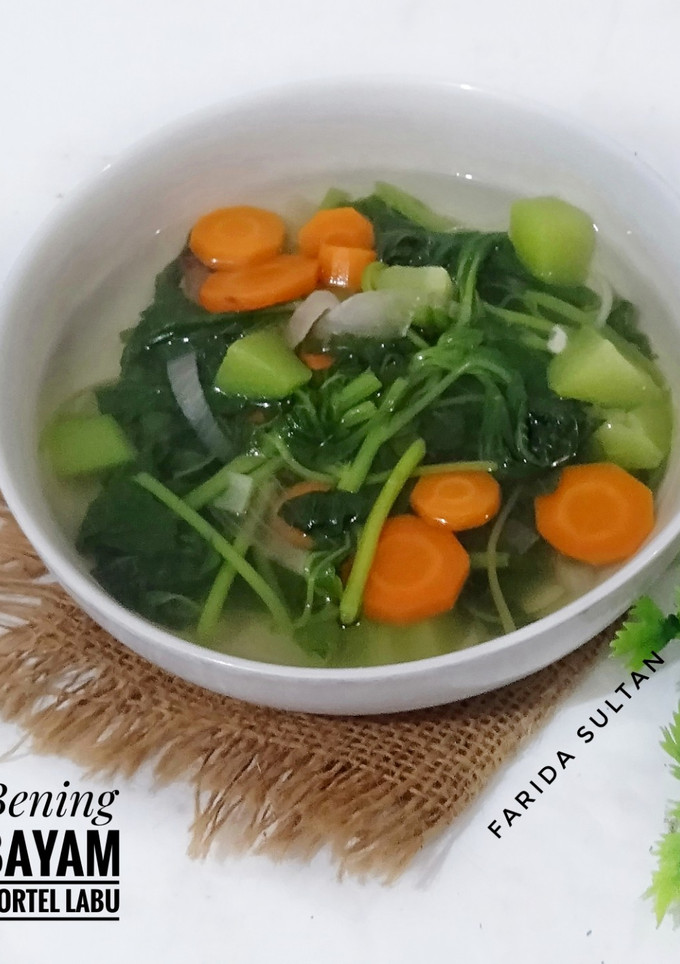 Resep Bening Bayam Wortel Labu oleh farida Sulthan 🇮🇩 (IG. Malika02782 ...