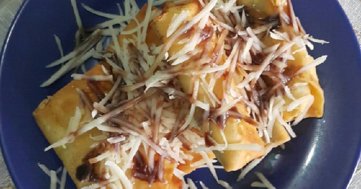 113 resep snack kulit pangsit isi coklat enak dan mudah - Cookpad