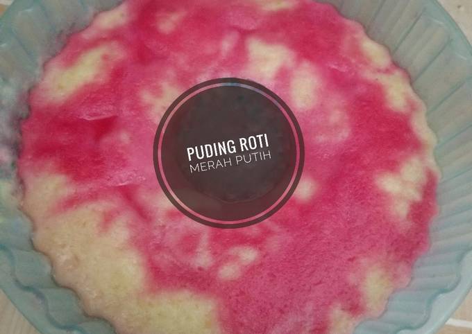 Resep Puding Roti Tawar Merah Putih oleh Karlina.Kitchen - Cookpad