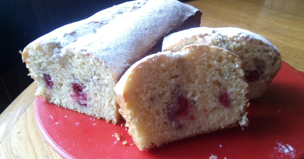 Budín De Vainilla Y Frambuesas 😘😊 Receta de Yoli de Limon- Cookpad