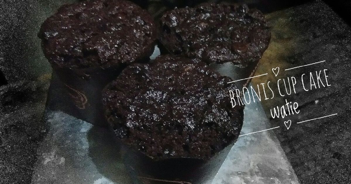 Resep Bronis Cup Cake,No Mixer oleh Dapur Koe - Cookpad