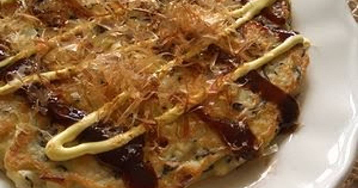 Okonomiyaki (Japanese Savoury Pancake) with Tofu Recipe by cookpad ...