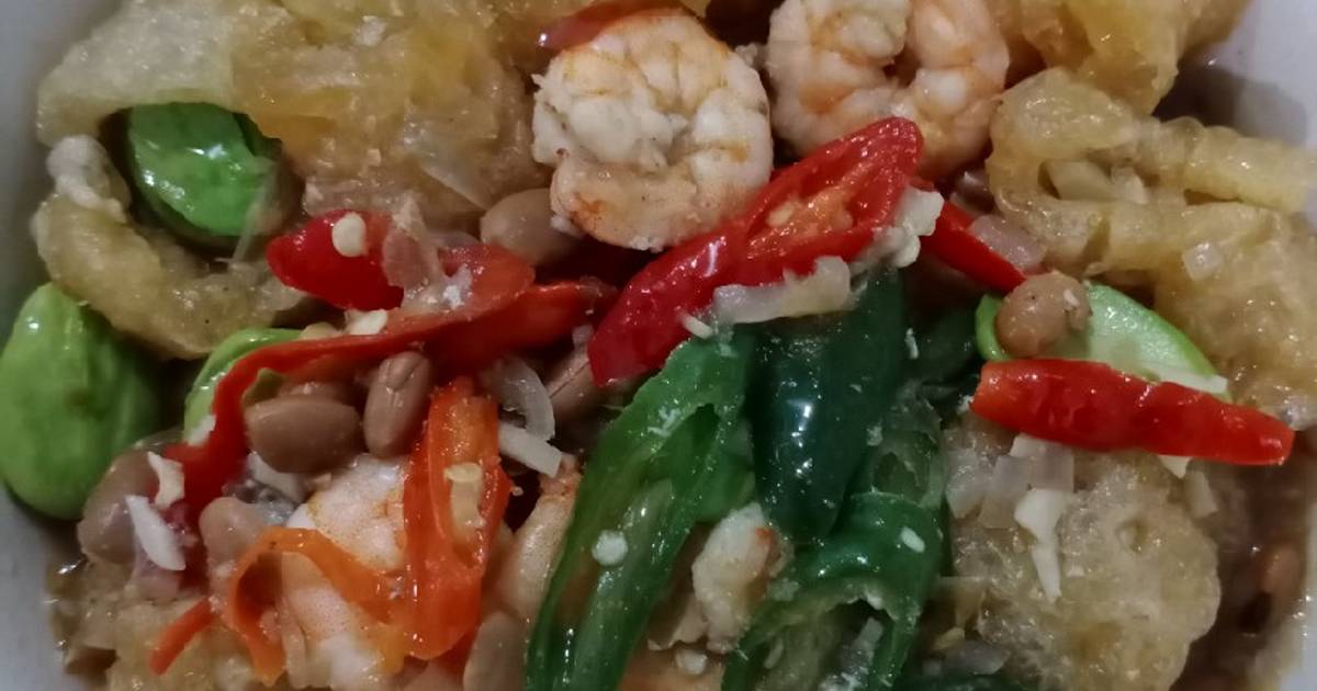 Resep Kerupuk kulit babi+udang+pete masak tauco oleh Yennah Tanuwidjaja ...