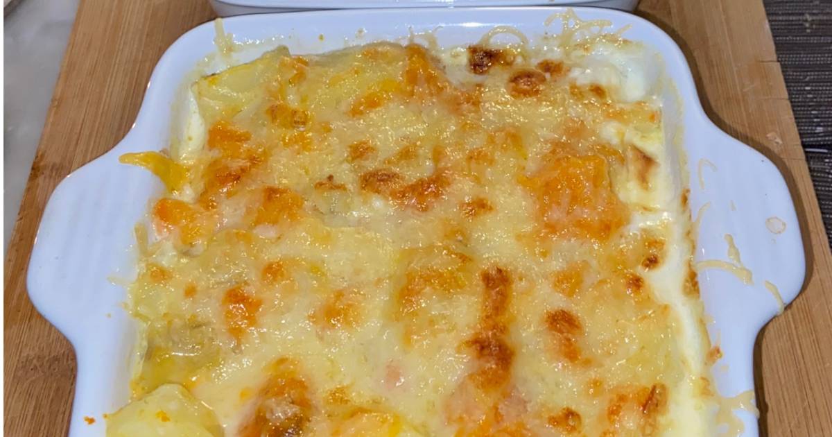 Gratin De Patates Douces Et Pommes De Terre De Cook And Chlo Cookpad