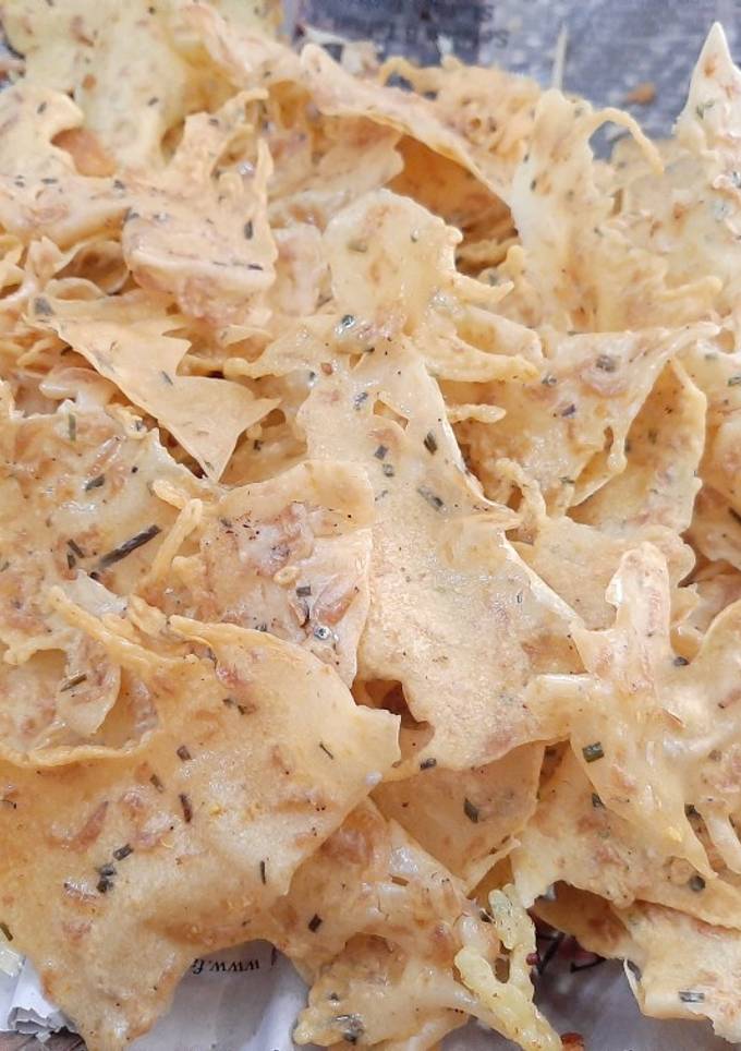 Resep Peyek udang rebon / Mirong udang rebon oleh Dina Maulid - Cookpad