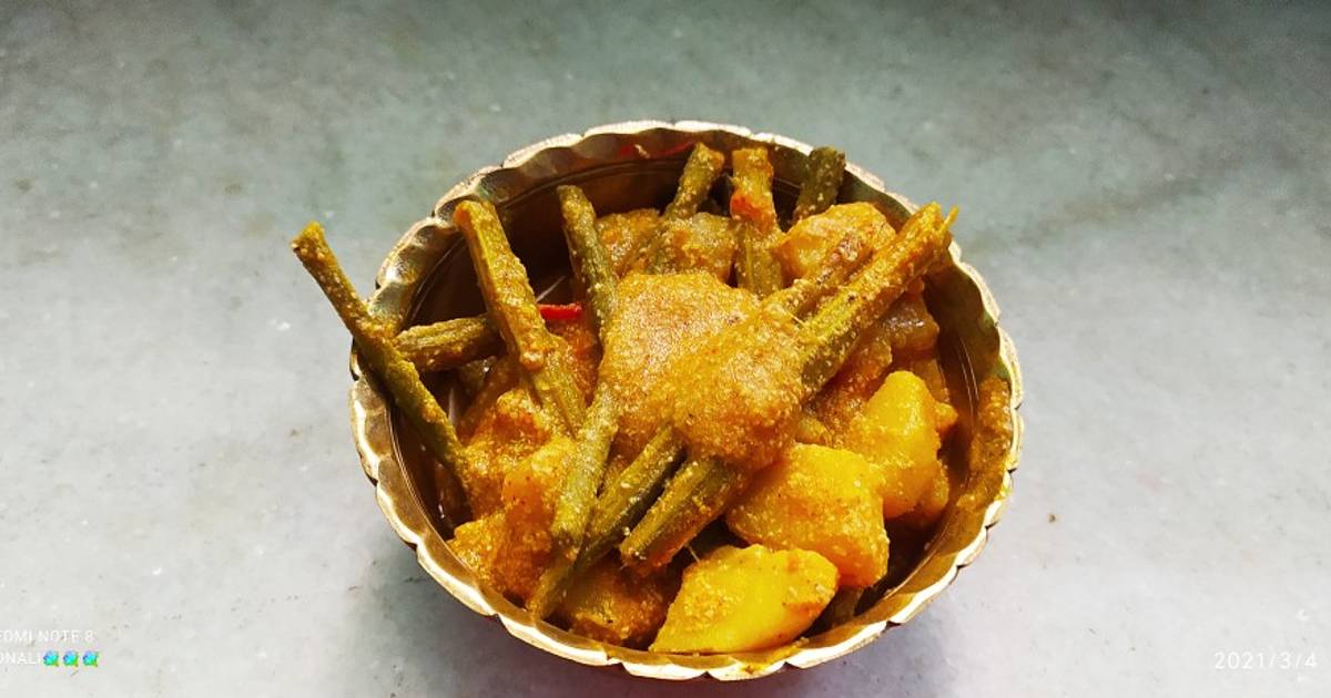 Sonali Chattopadhayay Banerjee দ্বারা ডাঁটা আলু পোস্ত (Danta aloo posto ...