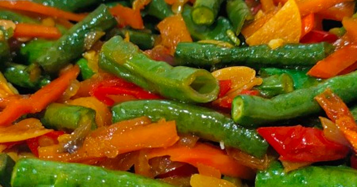 Resep Tumis kacang panjang mix wortel oleh Uli Aulia - Cookpad