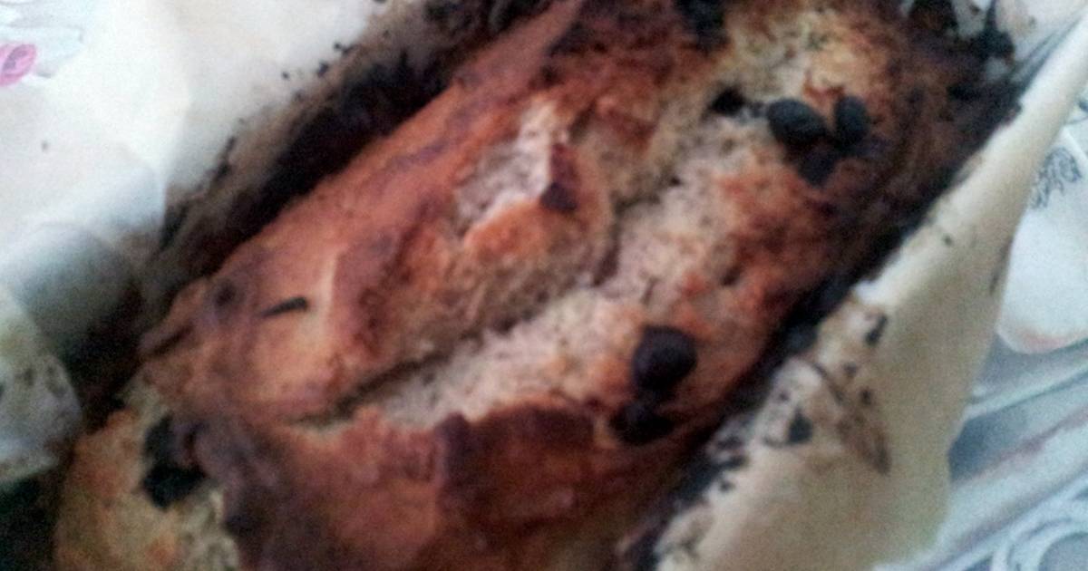 Less Sweet Banana Chocolate Bread/Cake Recipe by icekooky - Cookpad