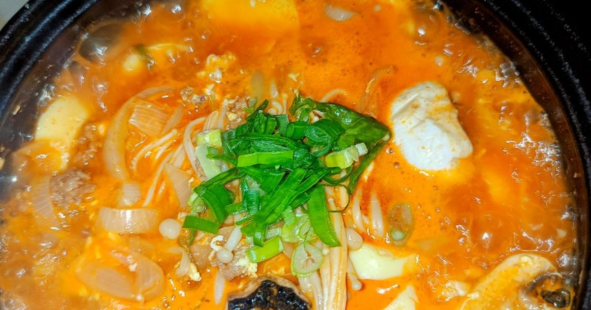 Resep sup jamur kancing enoki rumahan enak dan mudah - Cookpad