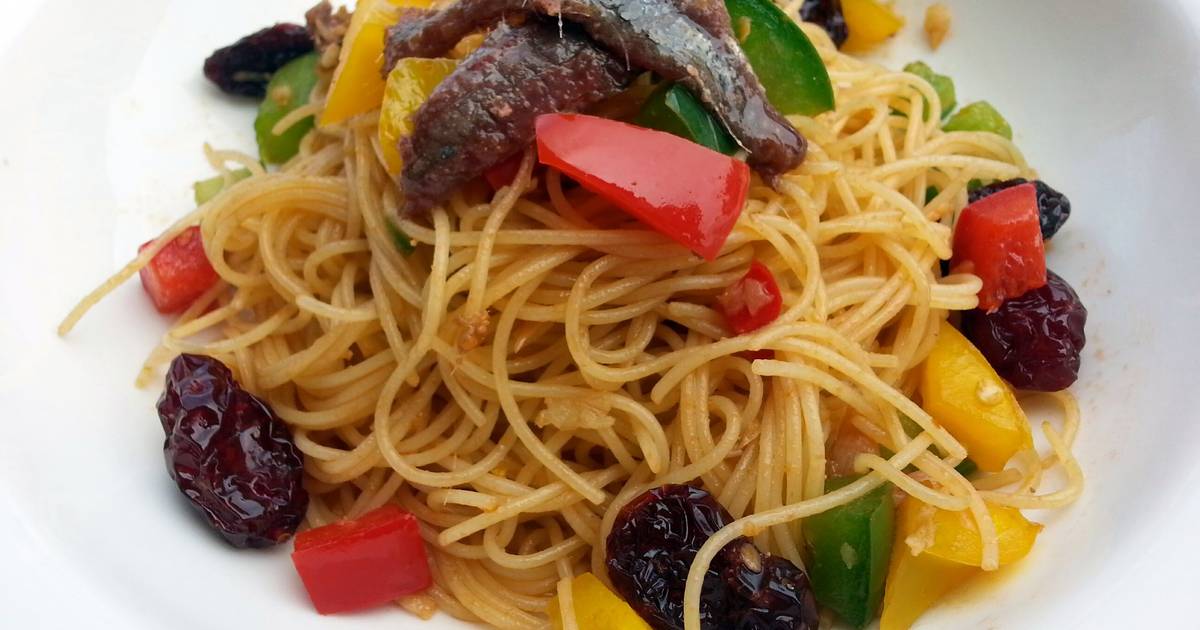 Anchovies Angel Hair Recipe by Lyii G - Cookpad