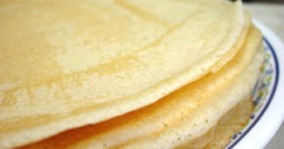 Russian Style Blini Crepe With Cake Flour Recipe By Cookpad.Japan